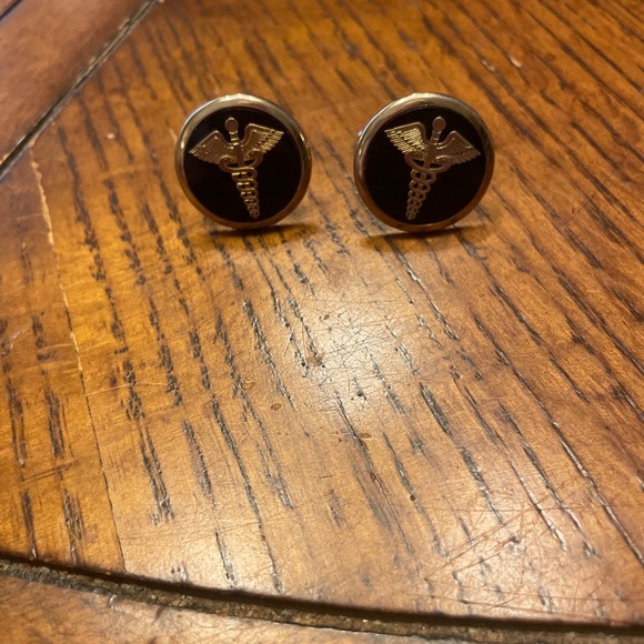 SWANK | Accessories | Caduceus Cufflinks Doctornursesurgeon Medical ...